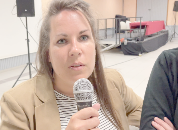 Loris Fontana, communiste et Corinne Baro, Nouvelle Donne, unies autour du progamme de la NUPES ...